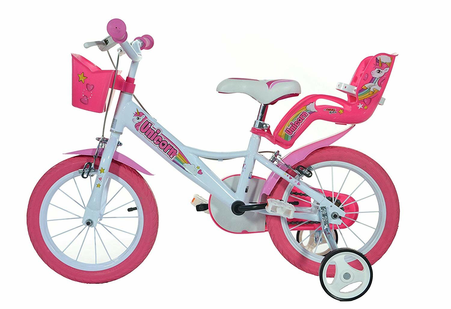 Buy a Dino Unicorn Girls Bike 14" from E-Bikes Direct