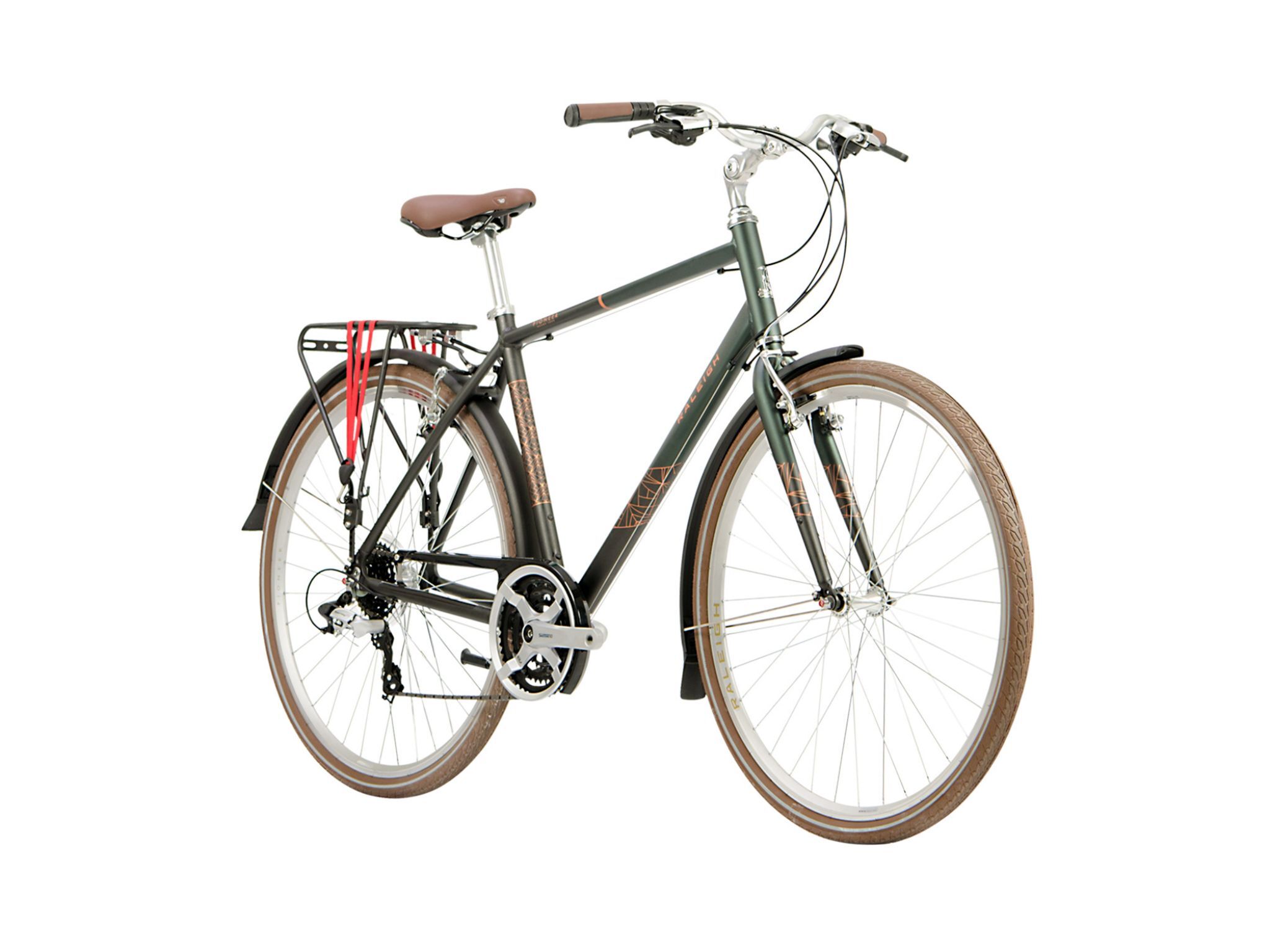 Buy a Raleigh Pioneer Grand Tour Crossbar Traditional Hybrid Bicycle ...