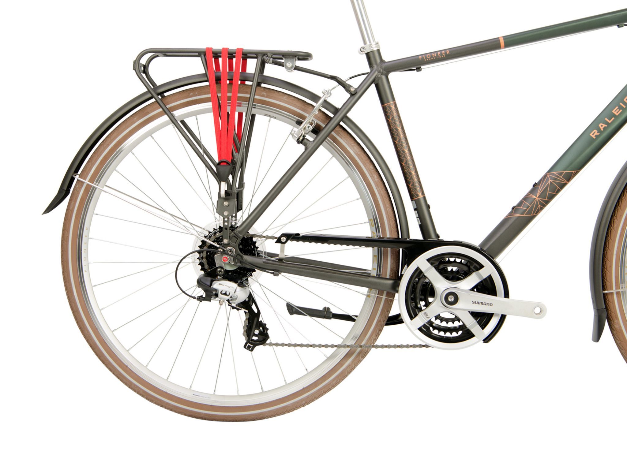 Buy a Raleigh Pioneer Grand Tour Crossbar Traditional Hybrid Bicycle ...