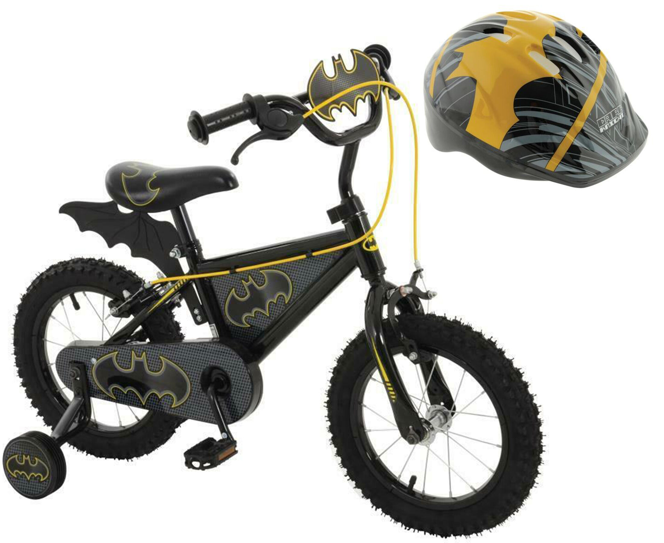 Buy a Batman Bat 14" Boy's Bike & Helmet Bundle Deal at E-Bikes Direct ...