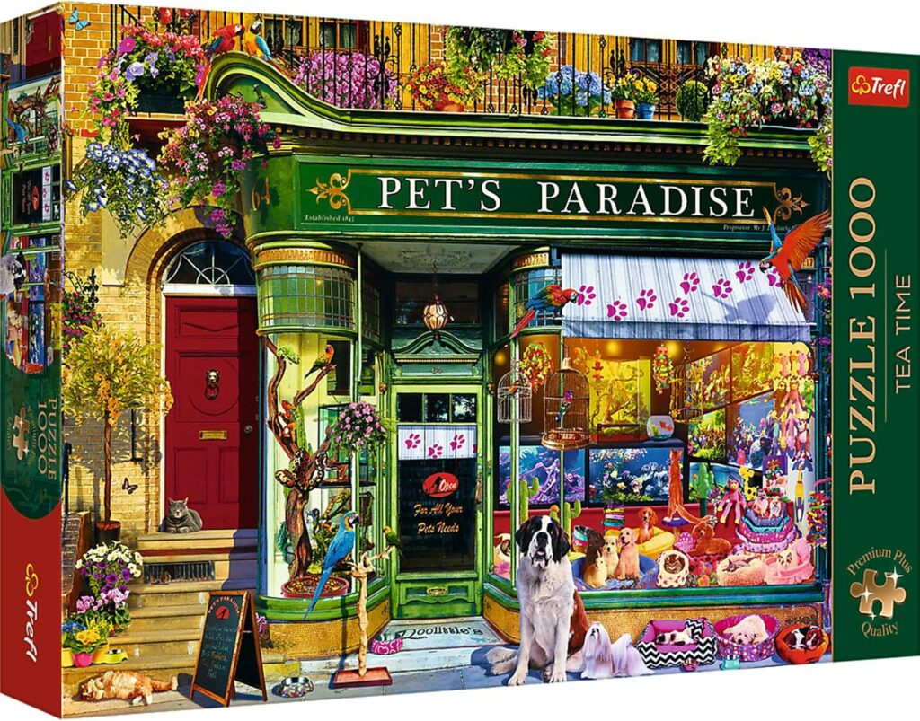 Trefl Tea Time: Pet's Paradise 1000 Piece Puzzle from E-Bikes Direct Outlet